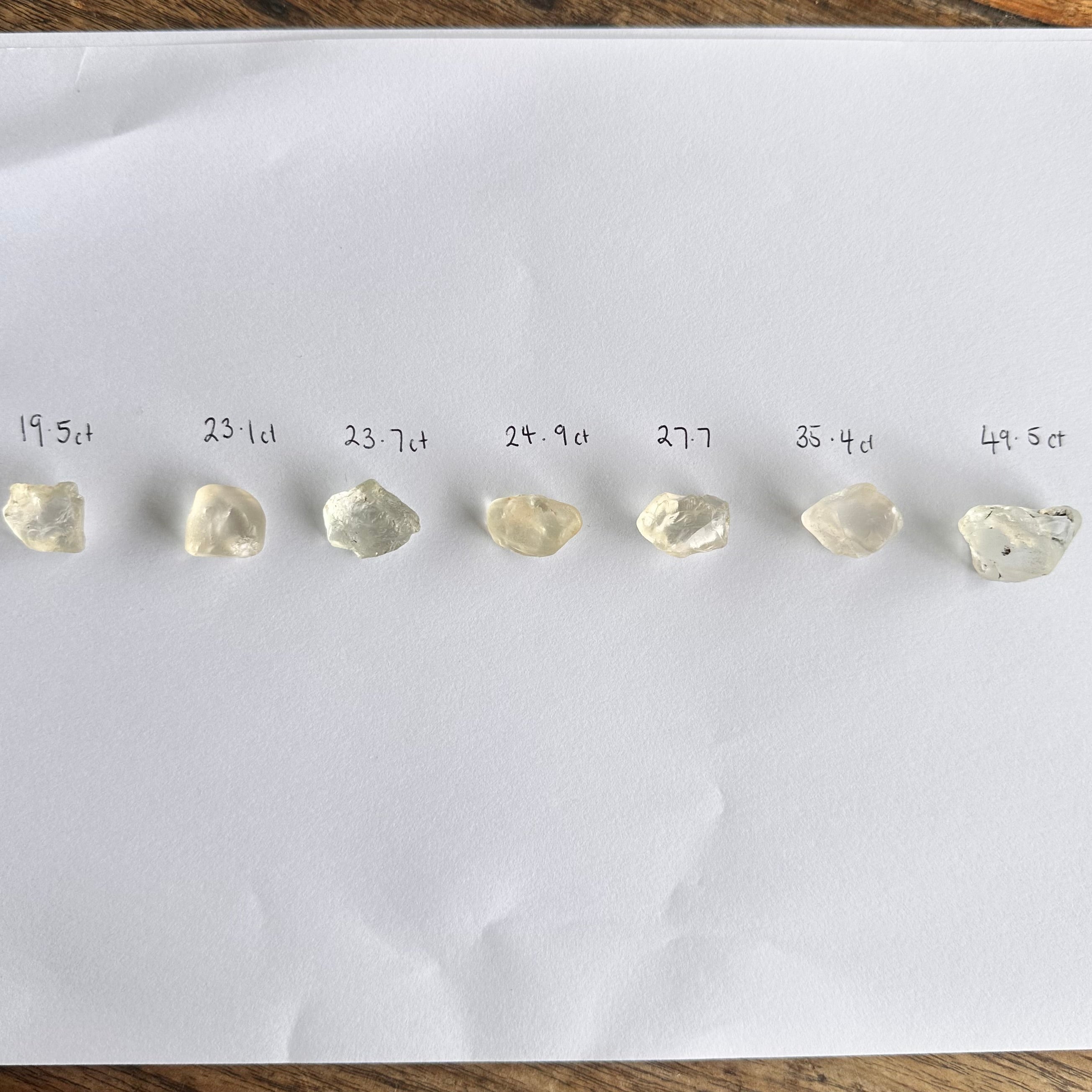 Rough Killiecrankie Diamonds/Topaz – Rare and Beautiful
