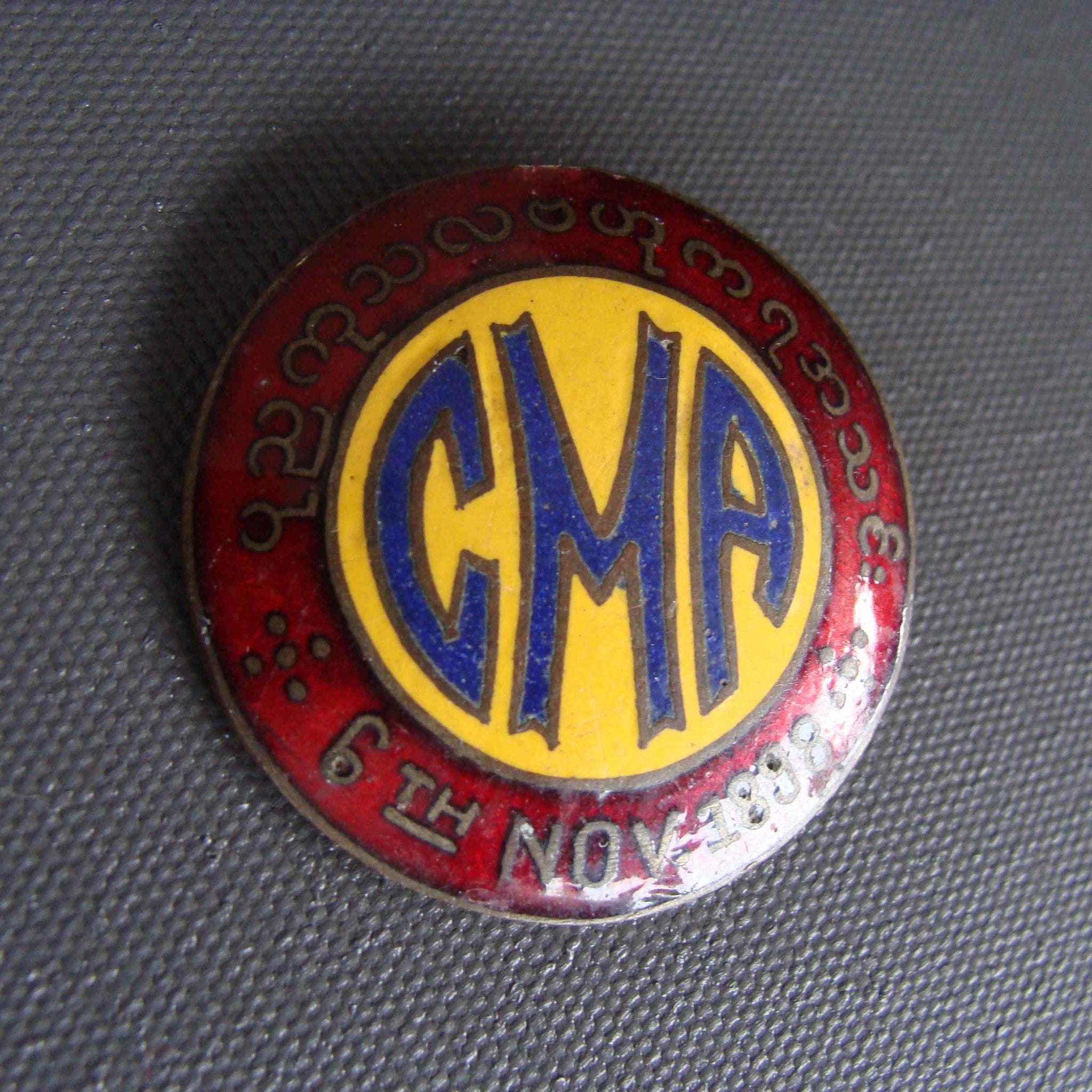 CMA Enamel Badge antique rare – Rare and Beautiful