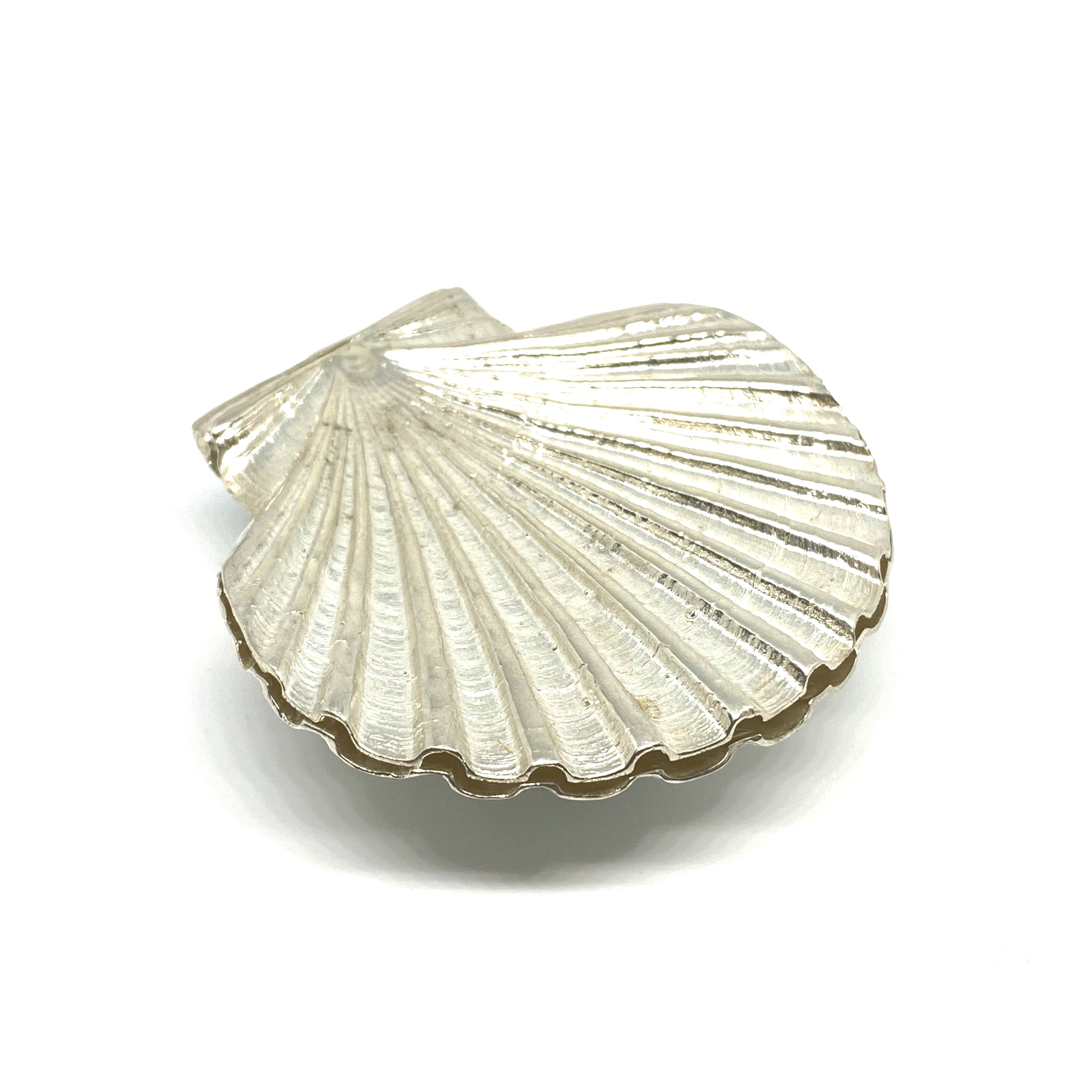 Sterling Silver & Brass Scallop Box – Rare and Beautiful