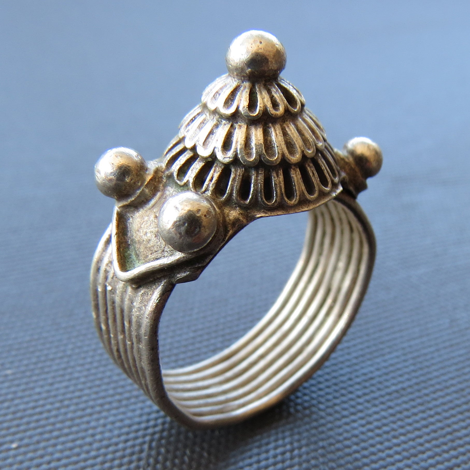 Pagoda Tribal Ring from Sri Lanka – Rare and Beautiful