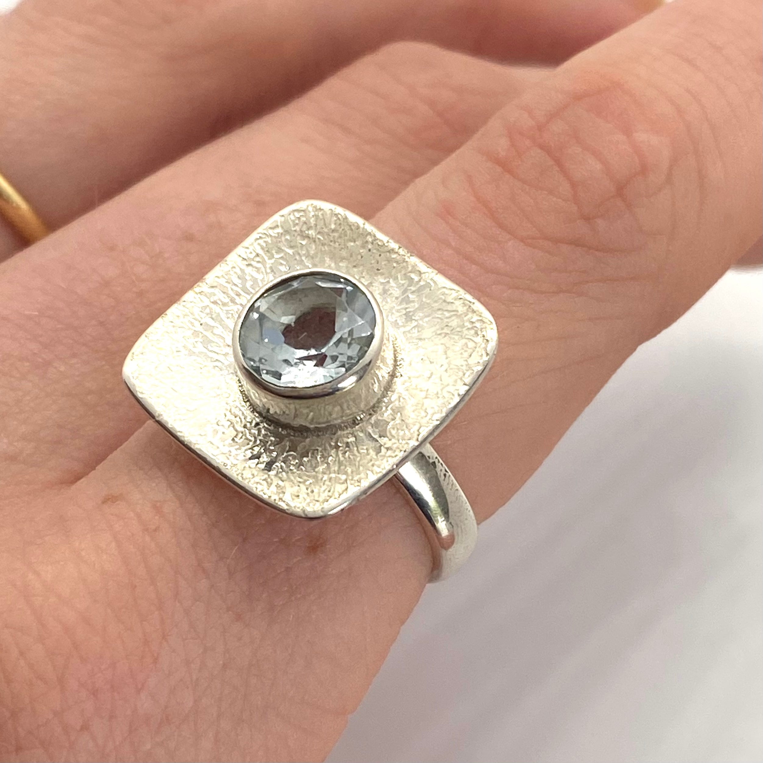Geometric Square Ring – Rare and Beautiful